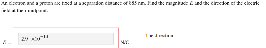 Solved An electron and a proton are fixed at a separation | Chegg.com