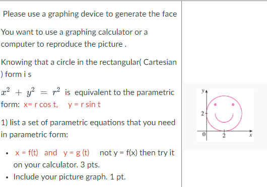Solved Please use a graphing device to generate the faceYou | Chegg.com