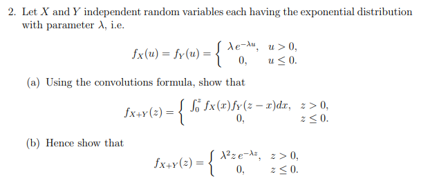Solved Let x ﻿and Y ﻿independent random variables each | Chegg.com