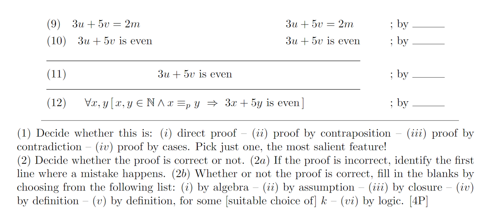 Solved Carefully go through the steps of the proof below. | Chegg.com