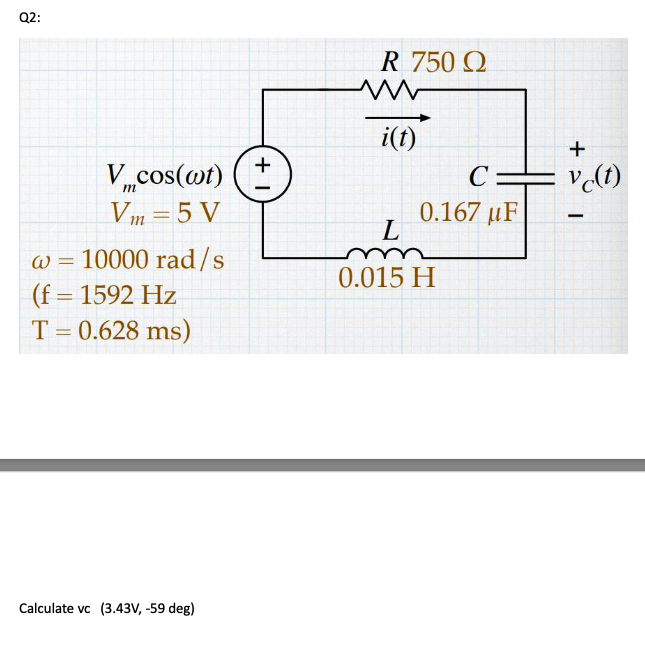 Solved Calculate vc (3.43V, −59deg) | Chegg.com
