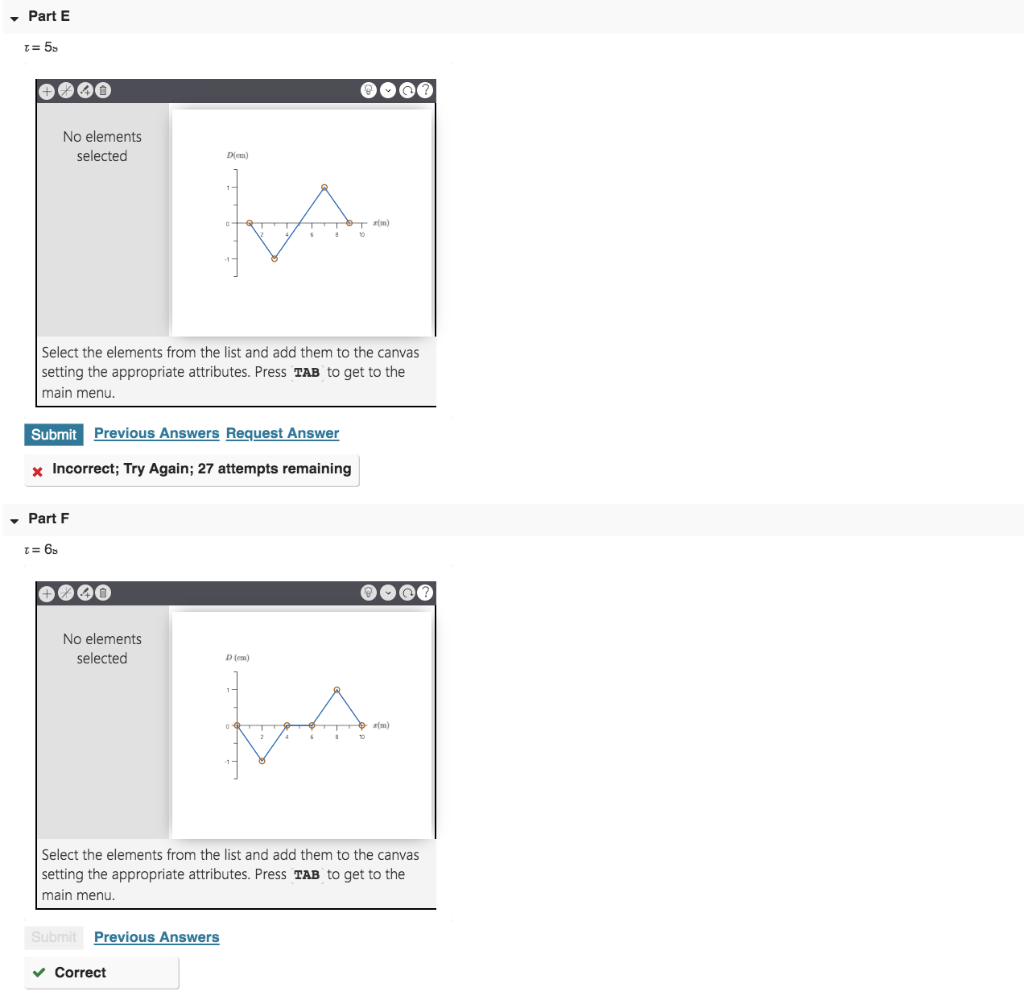Solved The figure is a snapshot graph at t = Os of two waves | Chegg.com