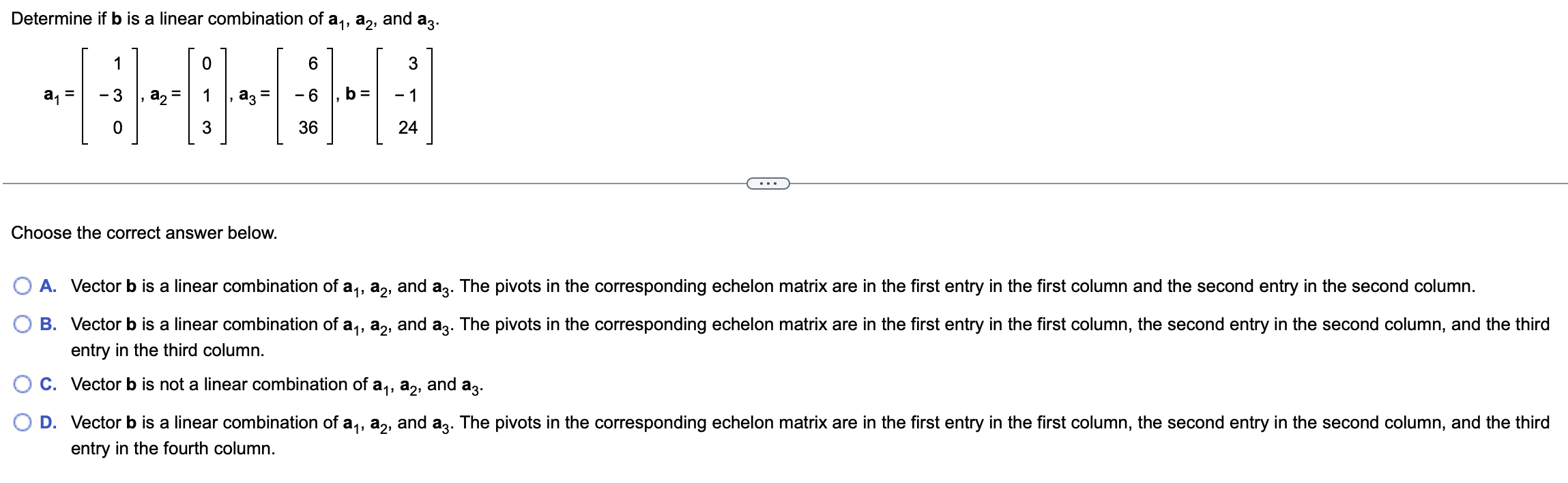 Solved [14312310824] Select the correct choice below and, if | Chegg.com