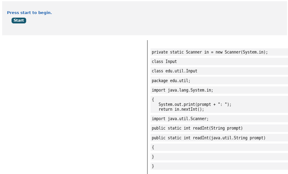 Solved Rearrange the following lines of code to produce an | Chegg.com