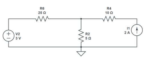 Solved using NODE ANALYSIS please calculate POWER dissipated | Chegg.com