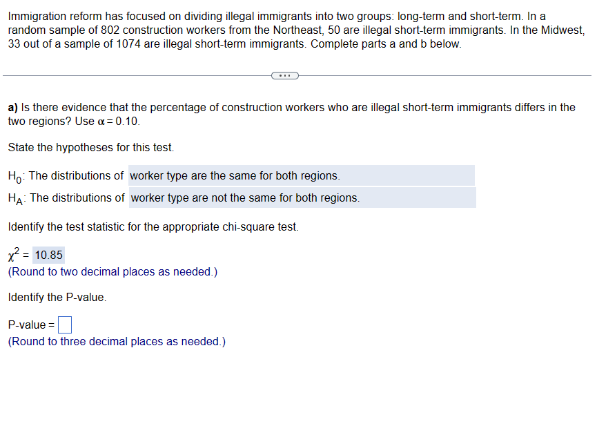 Solved Immigration reform has focused on dividing illegal | Chegg.com