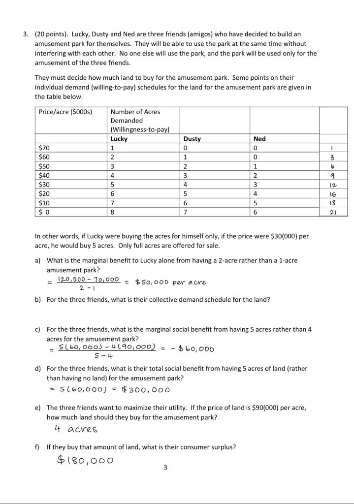 Solved 3. (20 points). Lucky, Dusty and Ned are three | Chegg.com