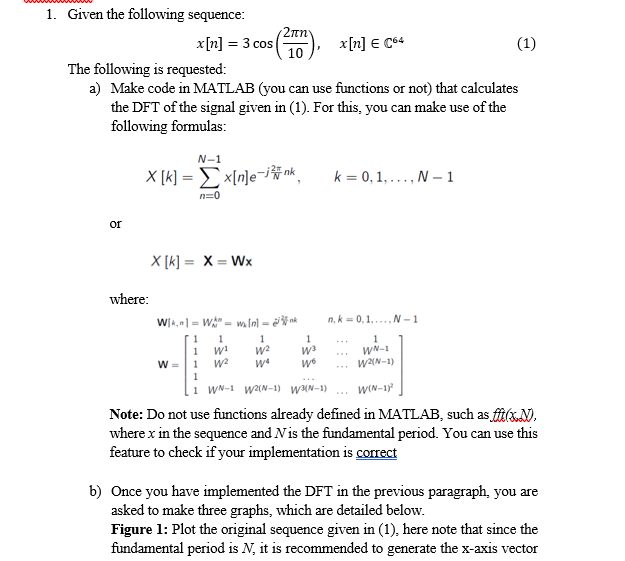 Solved Given the following | Chegg.com