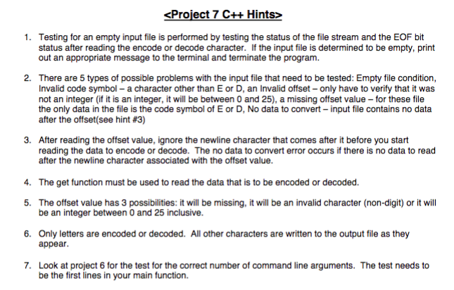 (1) Using command line arguments for an input file | Chegg.com