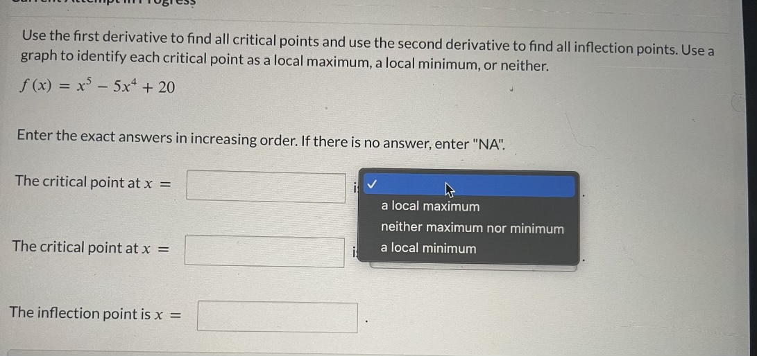 Solved Use the first derivative to find all critical points | Chegg.com