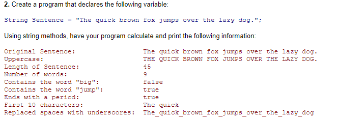 Solved 2. Create a program that declares the following | Chegg.com
