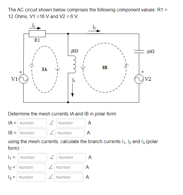 Solved The AC circuit shown below is supplied using a 220 | Chegg.com