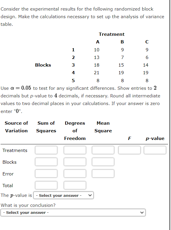 Solved Consider the experimental results for the following | Chegg.com