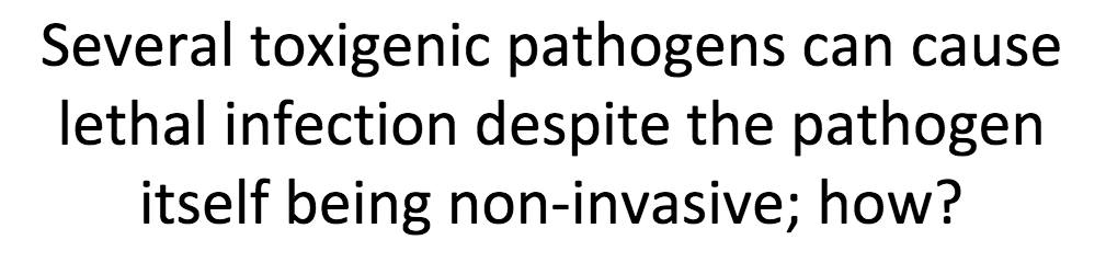 Solved Several toxigenic pathogens can cause lethal | Chegg.com