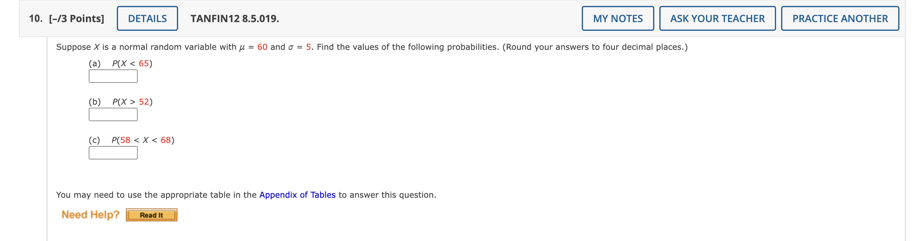 Solved Suppose X is a normal random variable with μ=60 and | Chegg.com