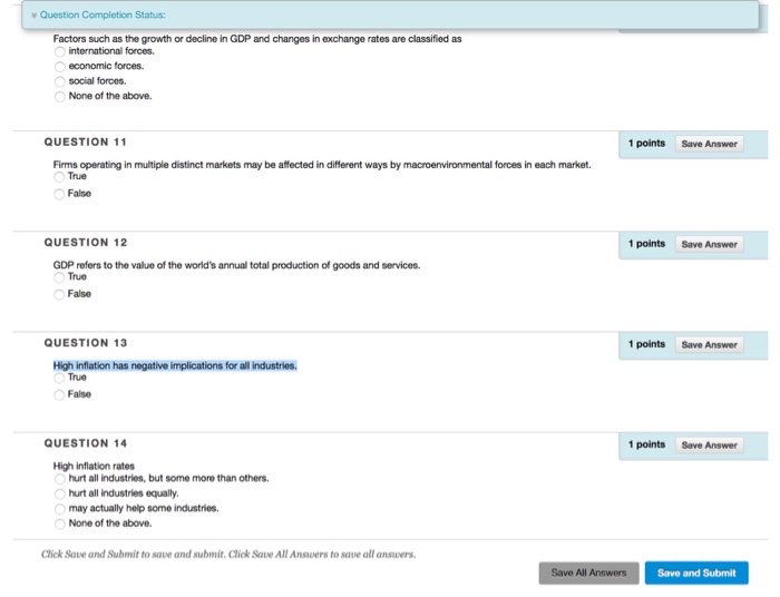 Solved Question Completion Status: Factors such as the | Chegg.com