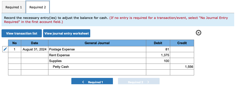 On August 31,2024 , the general ledger of Ballet | Chegg.com