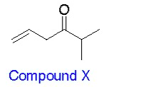 Solved Compound X has a molecular formula of C7H12O and a | Chegg.com