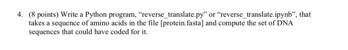 Solved 4. (8 points) Write a Python program, "reverse | Chegg.com