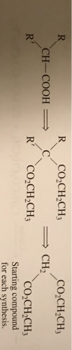 Solved R CO2CH2CH3 CO2CH2CH3 CH2 R' CO2CH2CH3 CO CH2CH3 | Chegg.com