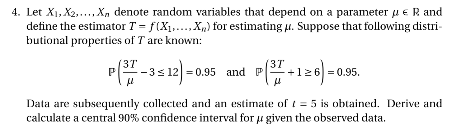 Let x1,x2,dots,xn ﻿denote random variables that | Chegg.com