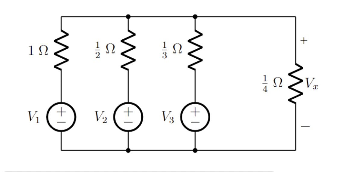 Solved Given: v1=10 volts,V2=45 volts, v3=39 volts. Find the | Chegg.com