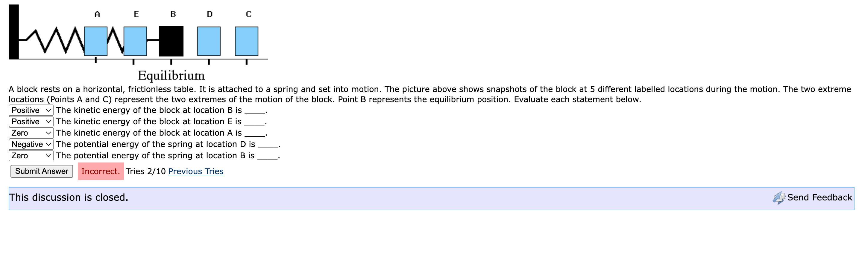 Solved locations (Points A and C ) represent the two | Chegg.com