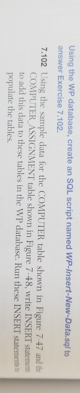 Solved Using the WP database, create an SQL script named | Chegg.com