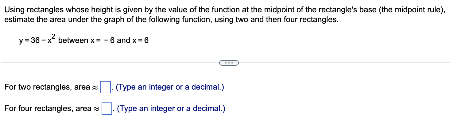 Solved Using rectangles whose height is given by the value | Chegg.com
