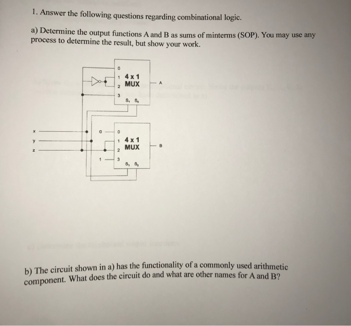 Solved 1. Answer the following questions regarding | Chegg.com