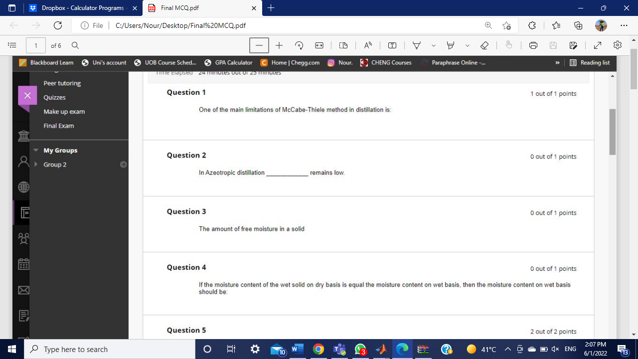 Solved == A # Dropbox - Calculator Programs × PDF Final | Chegg.com