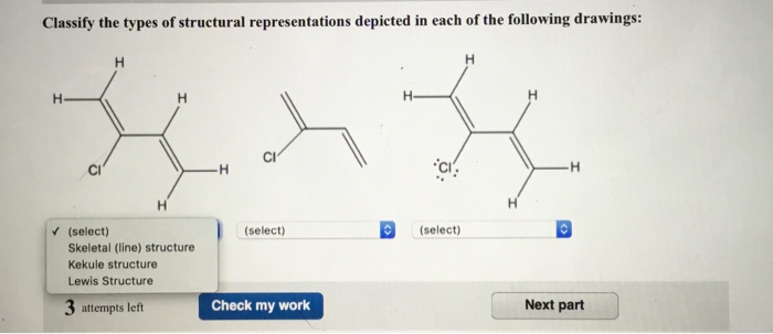 Solved Classify the types of structural representations | Chegg.com