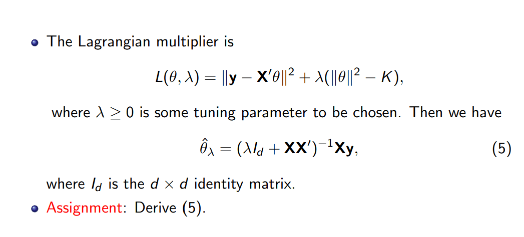 Solved - The Lagrangian multiplier is | Chegg.com