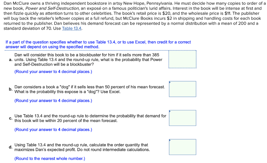Solved TABLE 13.4 The Distribution, F10), and Expected | Chegg.com