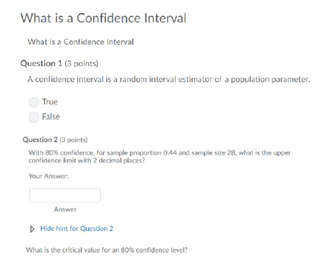 Solved What is a Confidence Interval What is a Confidence | Chegg.com