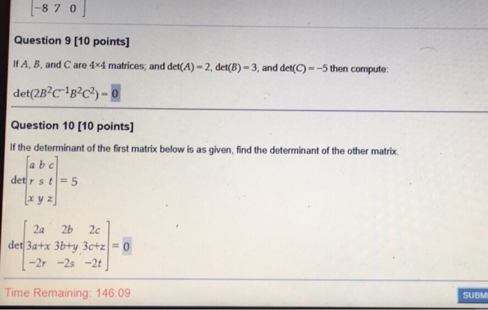 Solved Question 7 [10 points] Express the following | Chegg.com
