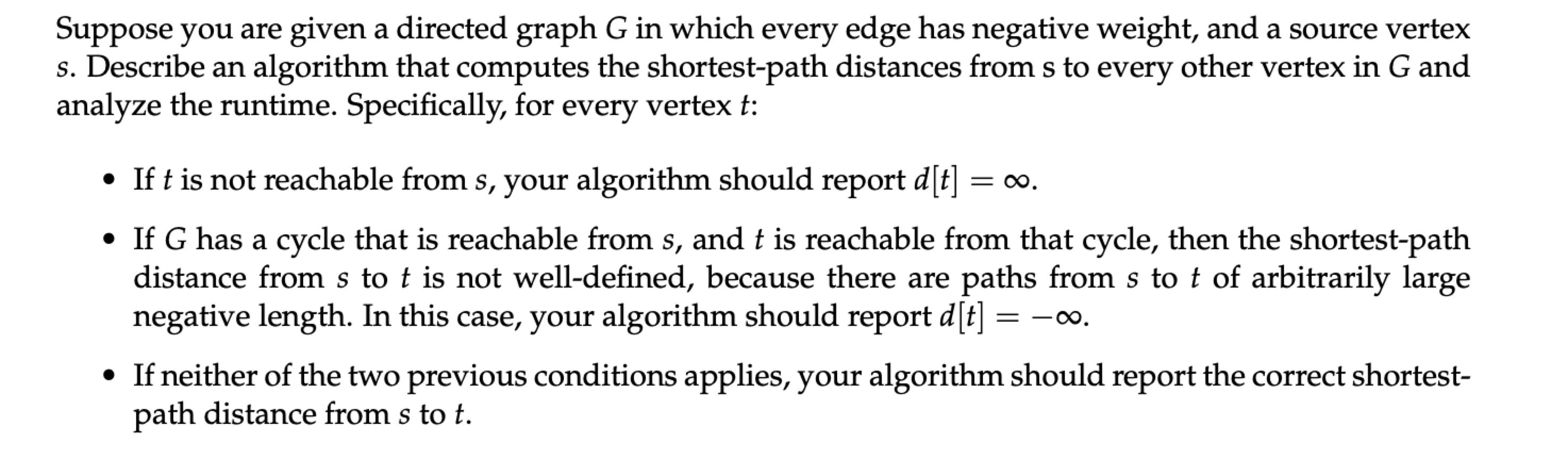 Solved Suppose you are given a directed graph G in which | Chegg.com