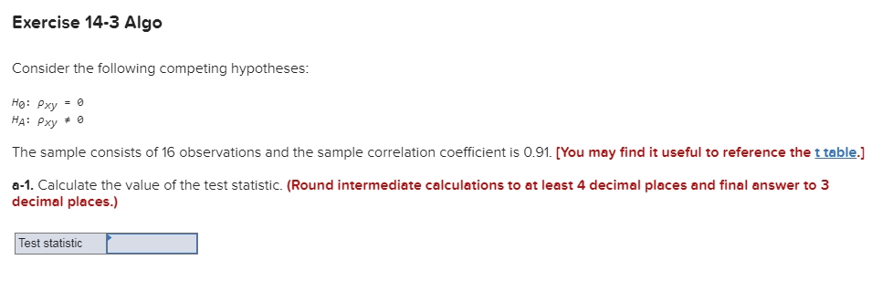 Solved Exercise 14-3 Algo Consider the following competing | Chegg.com