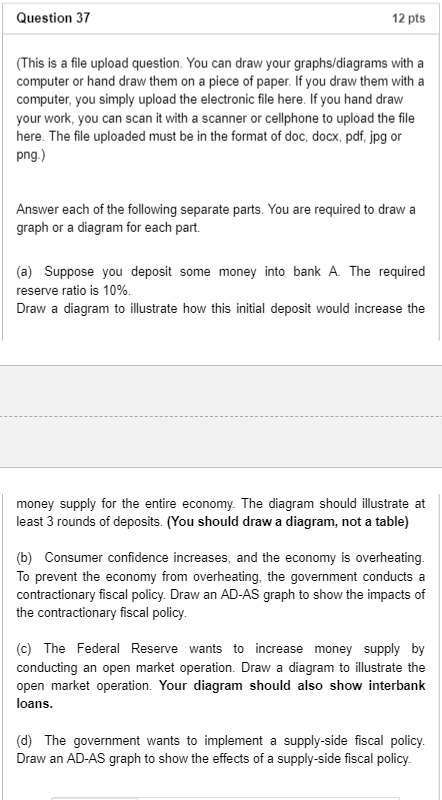 Solved Question 37 12 pts (This is a file upload question. | Chegg.com