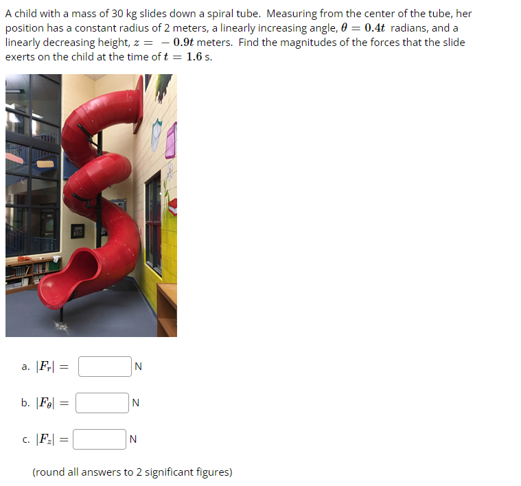 [Solved]: How to solve? A child with a mass of ( 30 mathr