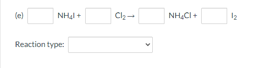 Solved Balance each of the following equations. Classify | Chegg.com