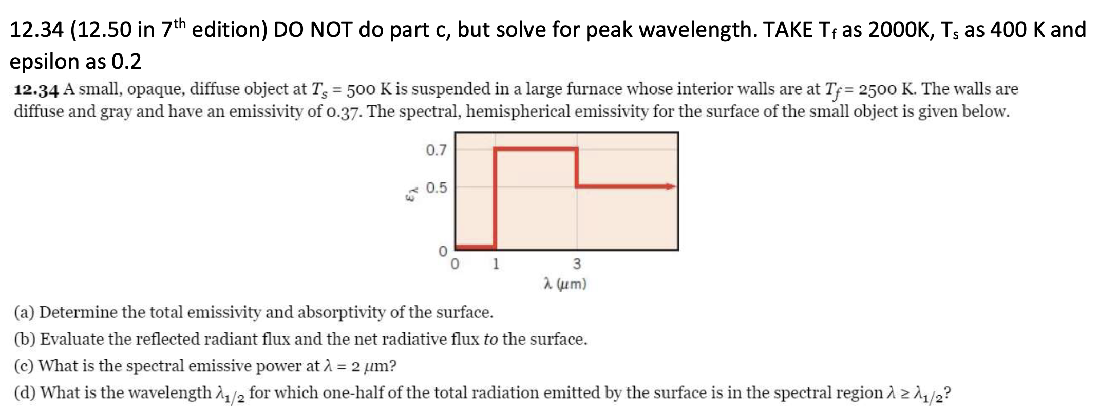 Solved 12.34 (12.50 in 7th edition) DO NOT do part c, but | Chegg.com