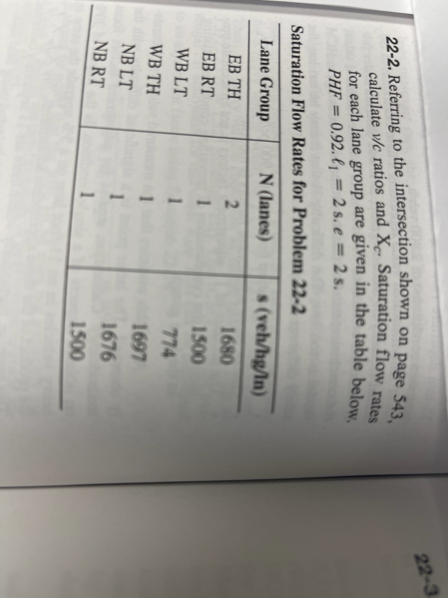22-2. Referring to the intersection shown on page 543 | Chegg.com