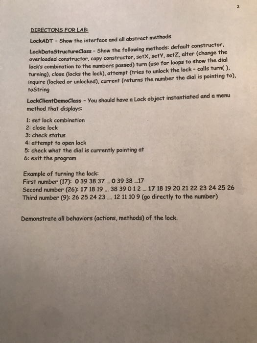 Solved CPS 2240: Lab 1(ADT Hand-in a hardcopy only (nothing | Chegg.com