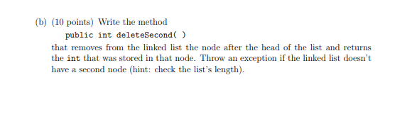 Solved 1. Here is part of the definition for a LinkedList | Chegg.com