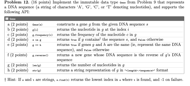 Solved Problem 12. (16 points) Implement the immutable data | Chegg.com