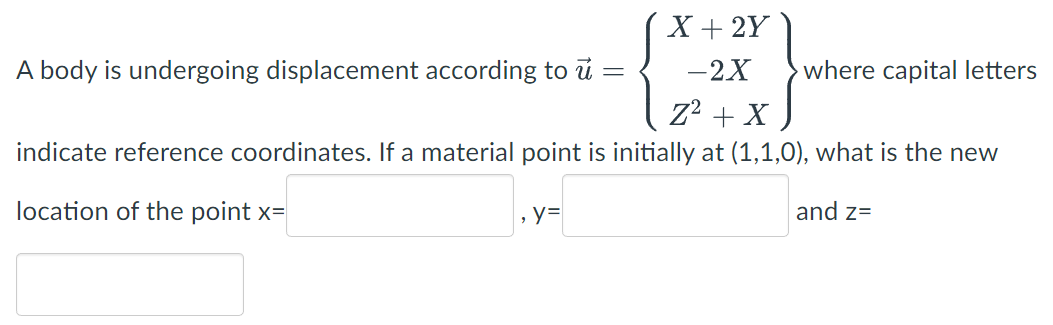 Solved A body is undergoing displacement according to | Chegg.com