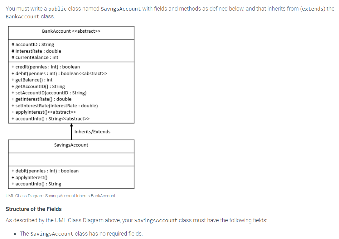 Solved Please Use Java Write An Derived Class In Java 