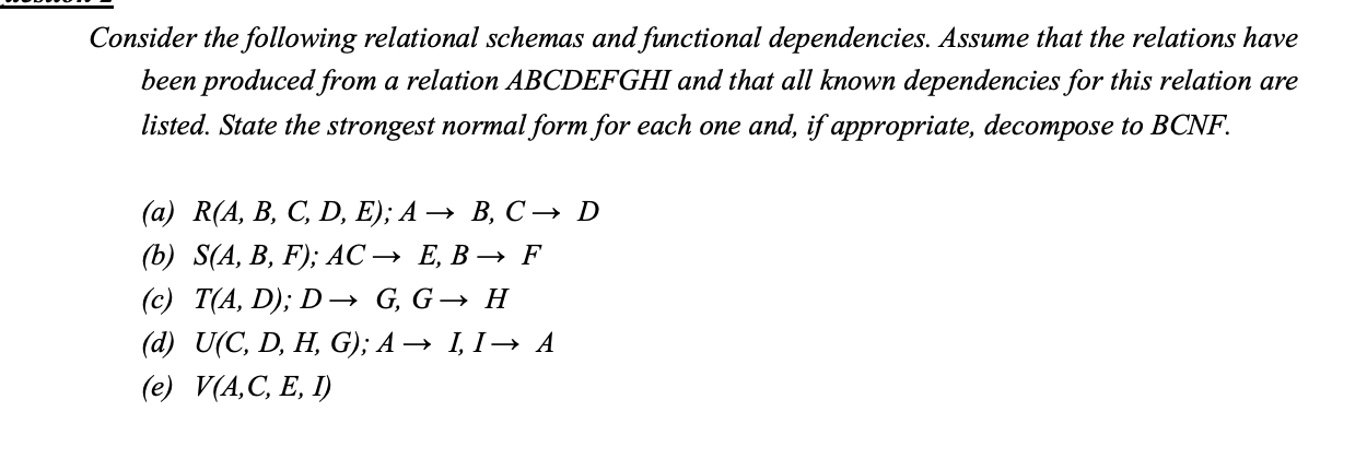 Solved Consider the following relational schemas and | Chegg.com