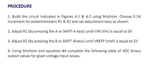 Design an 8-bit ADC circuit that utilizes LEDs to | Chegg.com